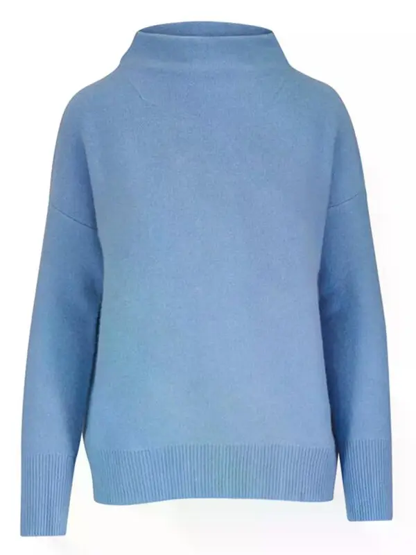 Vince Funnel Neck Sweater - Blue