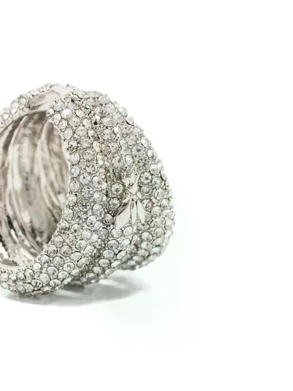 Patrizia Pepe Crystal-embellished Clip-on Earring
