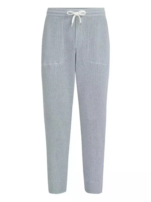 Brunello Cucinelli Ribbed-knit Track Pants