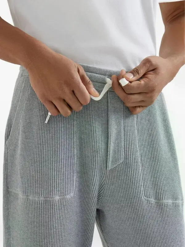 Brunello Cucinelli Ribbed-knit Track Pants