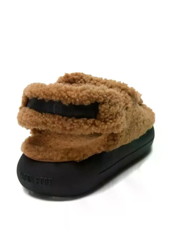 Moon Boot Adjustable Shearling Sandals