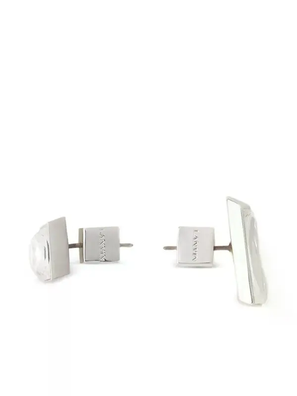 LANVIN Rectangle Stud Earrings