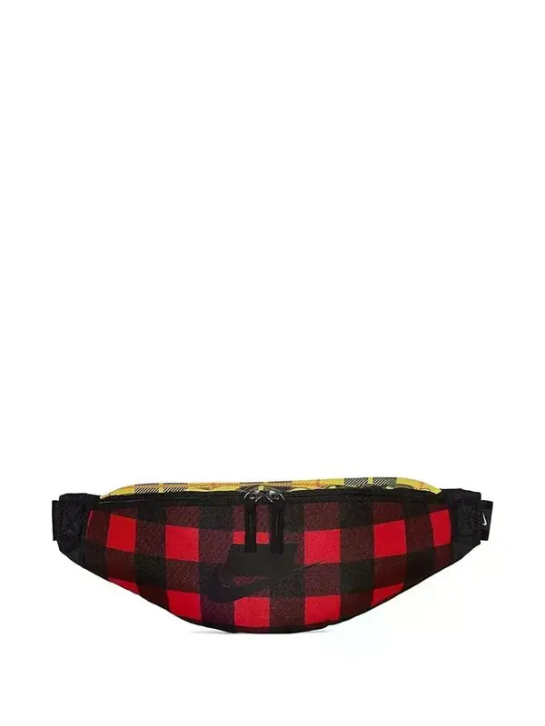 Nike Heritage Plaid Belt Bag - Red
