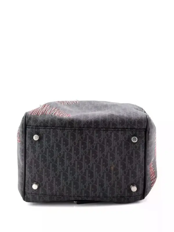 Dior Sling Stitched Darklight Coated Canvas Backpack