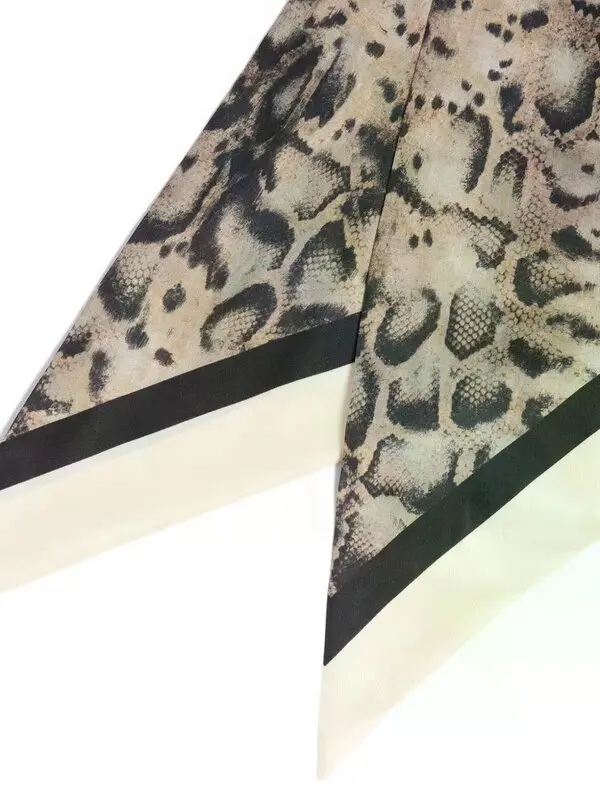 Pinko Animal-print Scarf - Neutrals