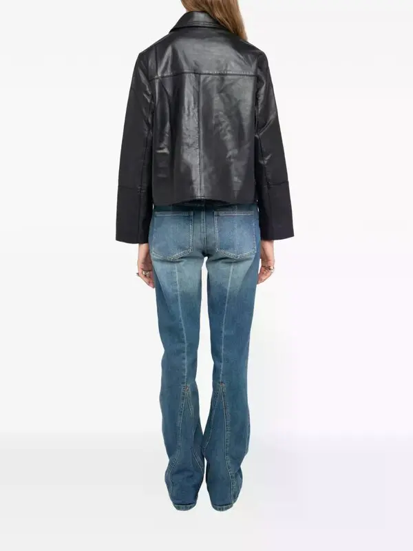 Zadig&Voltaire Lessa Leather Jacket - Black