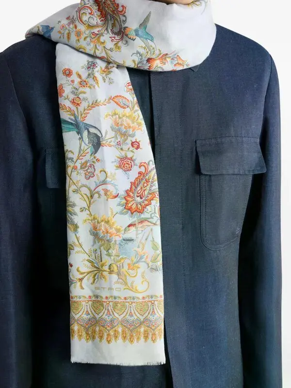 Etro Floral-print Scarf