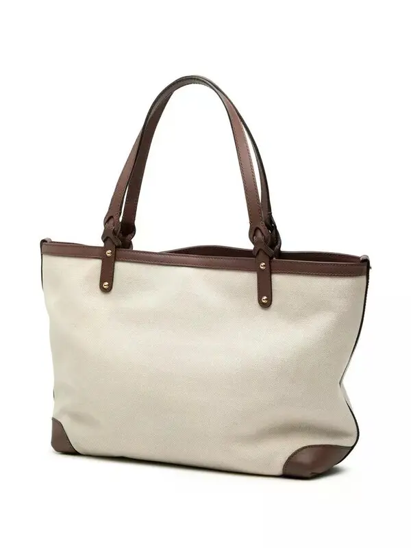 Gucci Canvas Craft Tote Bag