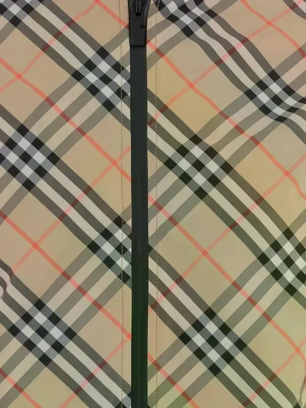 Burberry Checked Hooded Jacket