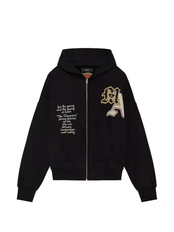 Amiri Logo-appliqué Full-zip Hoodie