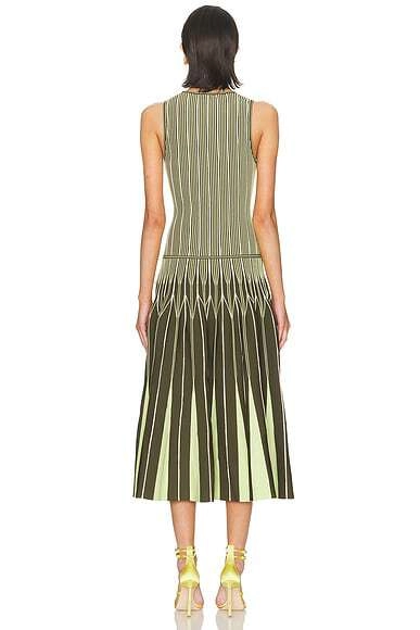 Simkhai Oaklen Midi Dress - Pine Multi