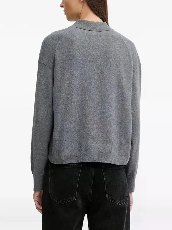 Marc O'polo Long-sleeve Knitted Polo Shirt