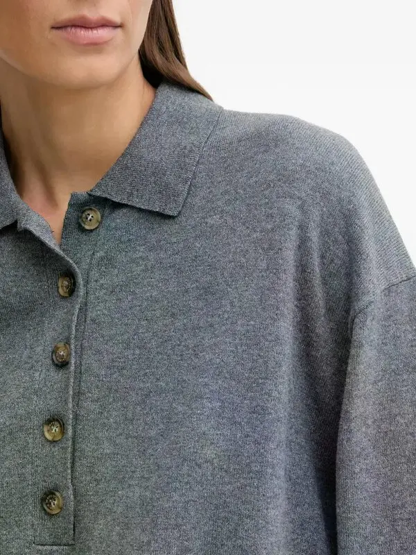 Marc O'polo Long-sleeve Knitted Polo Shirt