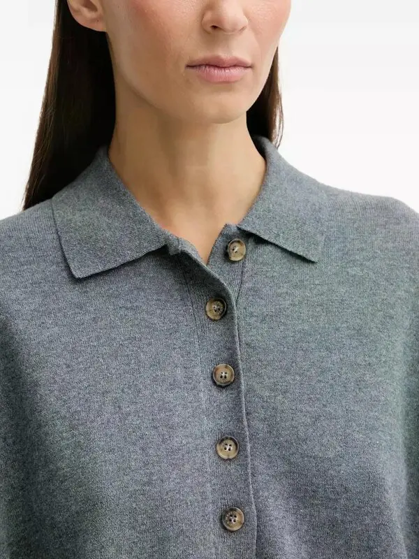 Marc O'polo Long-sleeve Knitted Polo Shirt