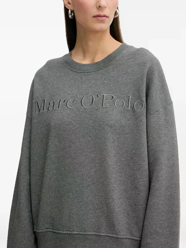Marc O'polo Embossed-logo Sweatshirt - Grey