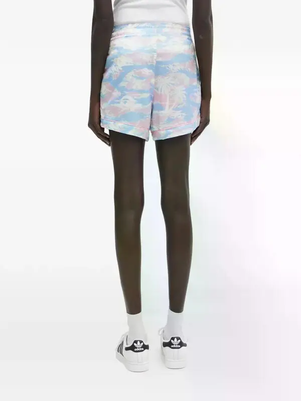 A BATHING APE Graphic Print Shorts