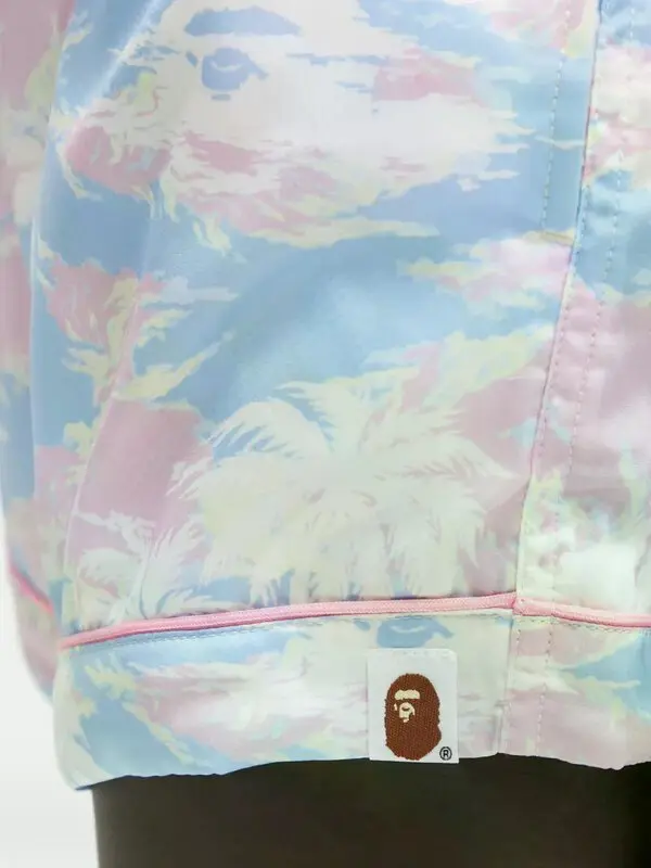 A BATHING APE Graphic Print Shorts