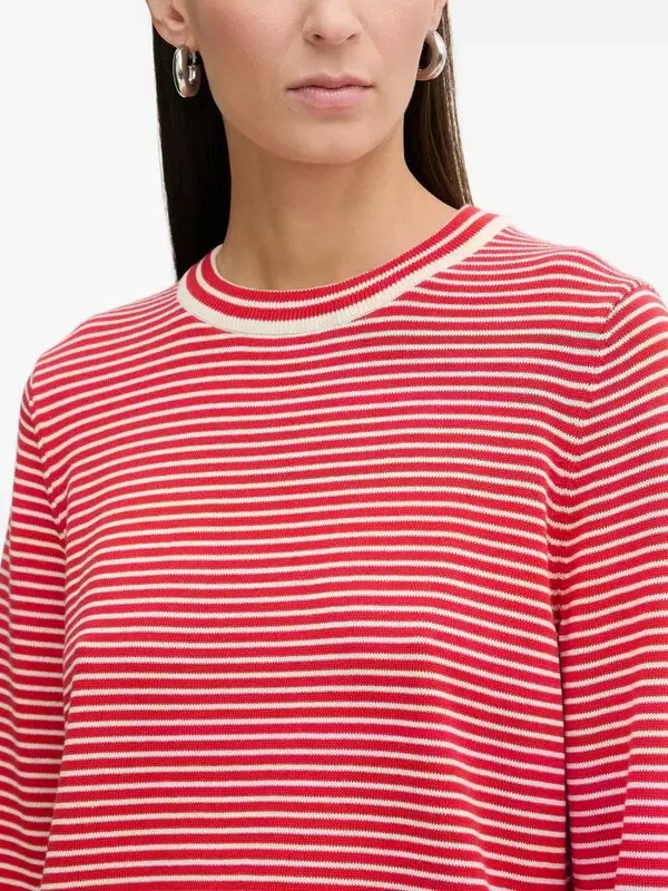 Marc O'polo Striped Crew Neck Long Sleeve Sweater