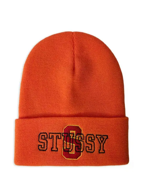 Jason Markk Embroidered Logo Knit Beanie - Orange