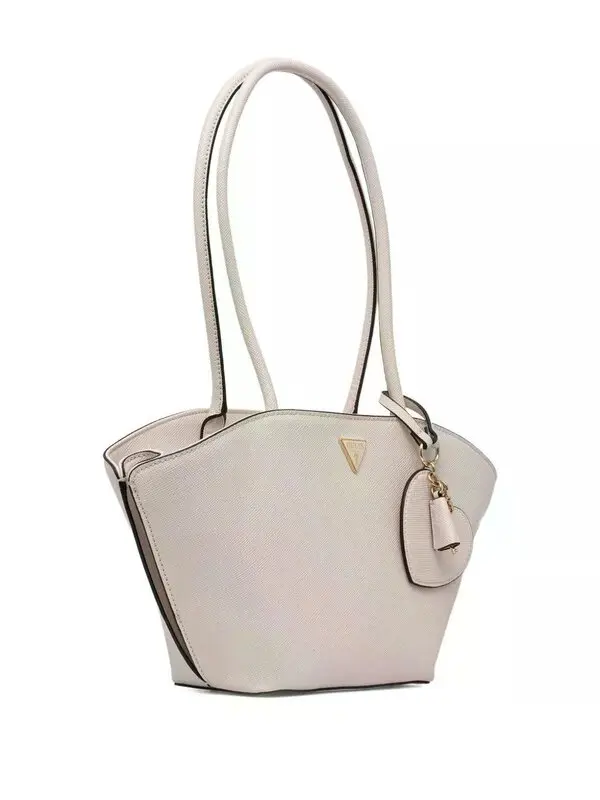 Guess Bolena Heart Charm Shoulder Bag - Neutrals