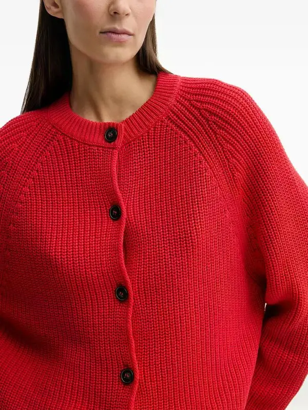 Marc O'polo Buttoned Crew Neck Cardigan