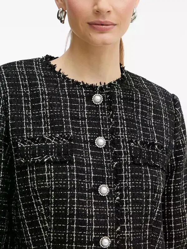 Guess Pearl-button Tweed Jacket