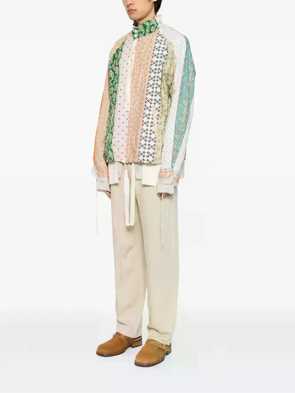 MIDORIKAWA Patchwork Floral Print Jacket