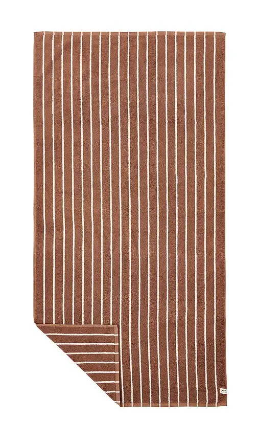 SLOWTIDE Koko Plush Bath Towel - Brown