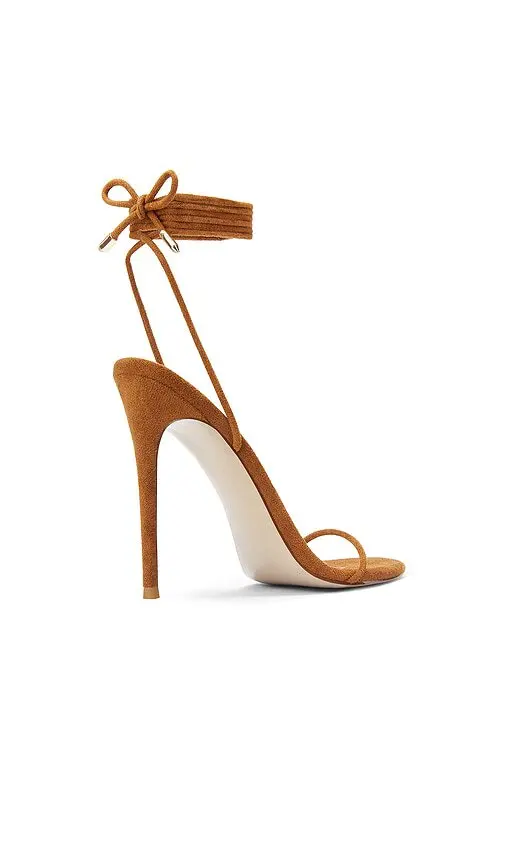 Femme La Suede Lace-up Stiletto Heel