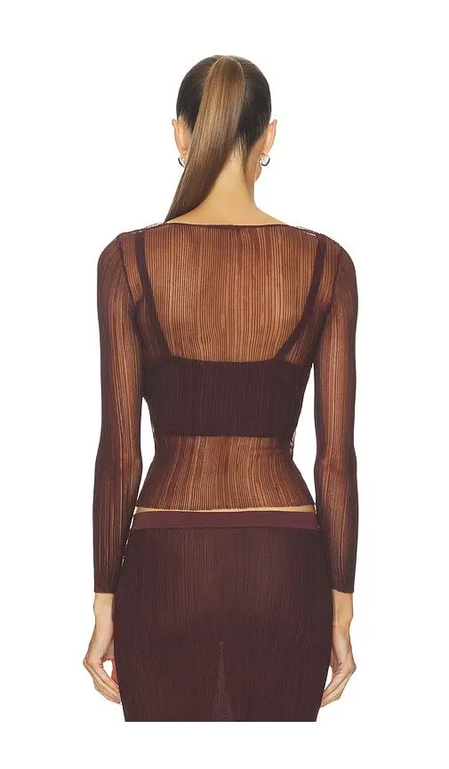 Simkhai Leonie Long Sleeve Top