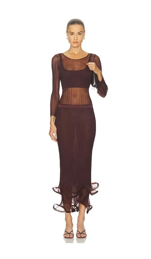 Simkhai Leonie Long Sleeve Top