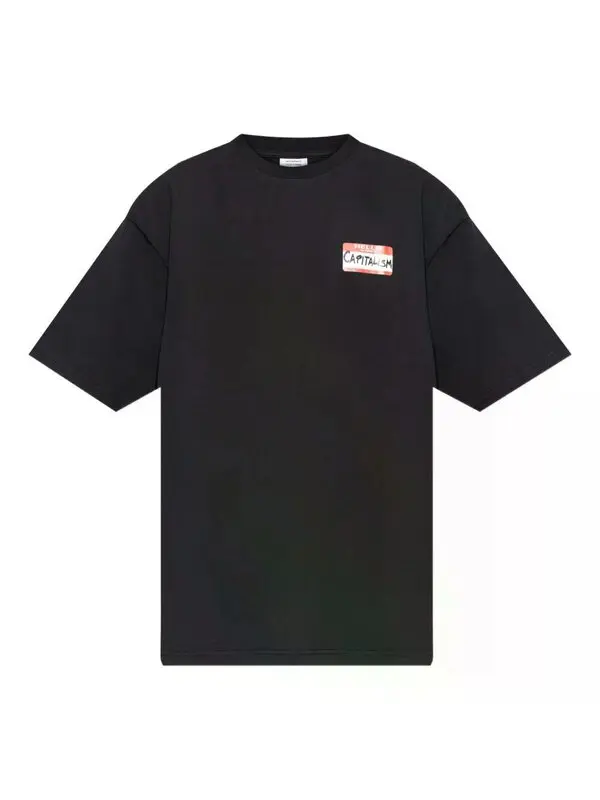 Vetements My Name Is T-shirt - Black