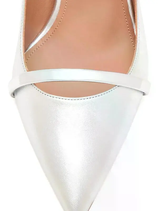 MALONE SOULIERS Tone Pointed Toe Ankle Strap Stiletto Heel Pumps