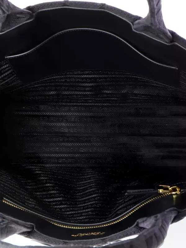 Prada Symbole Shopper Jacquard Large Tote Bag