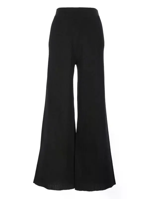 Agnona Ribbed Flared Trousers