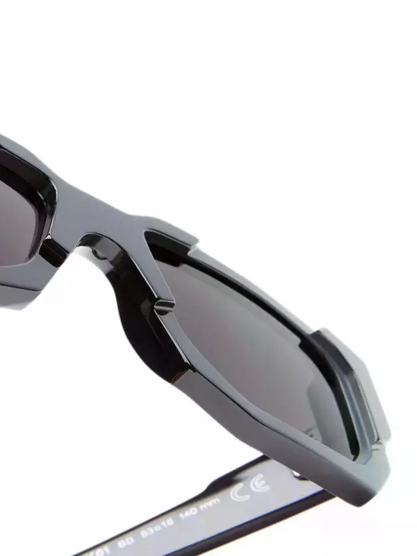 KUBORAUM Geometric Frame Sunglasses - Black