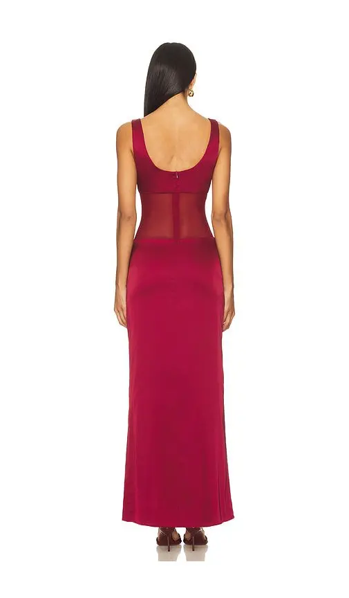 Superdown Astri Maxi Dress - Wine
