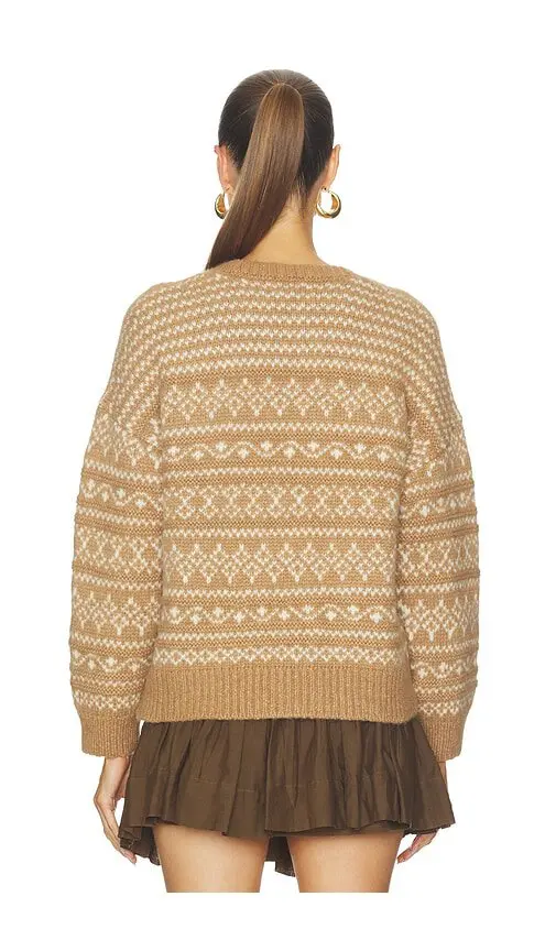Naadam Lofty Alpaca Fair Isle Crewneck