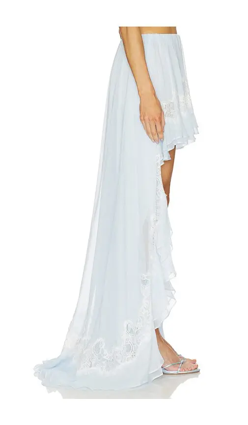 LoveShackFancy Jolina Silk Organza Skirt