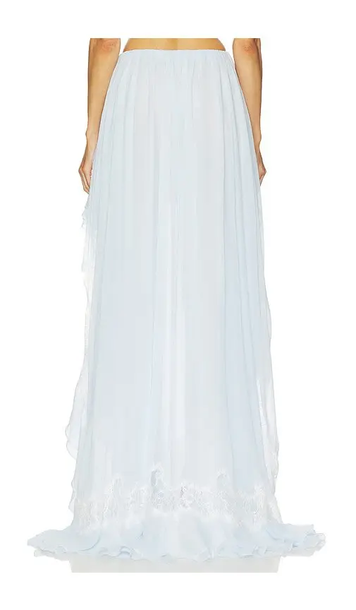 LoveShackFancy Jolina Silk Organza Skirt