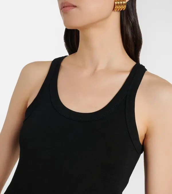 RÓHE Ribbed-knit Wool Tank Top