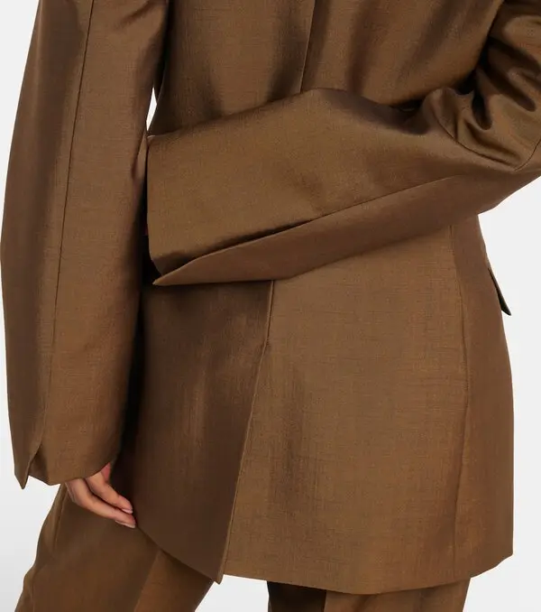 RÓHE Virgin Wool And Mohair Blazer