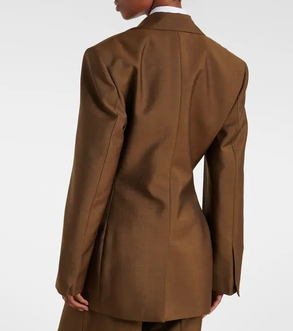 RÓHE Virgin Wool And Mohair Blazer