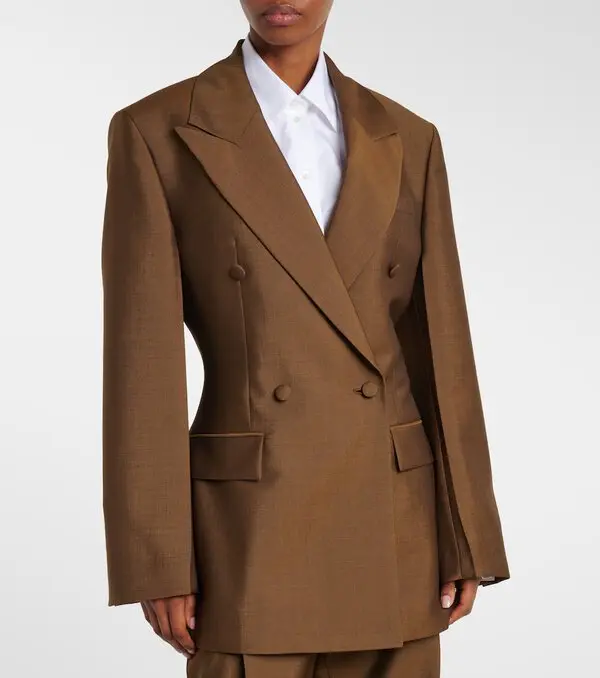 RÓHE Virgin Wool And Mohair Blazer