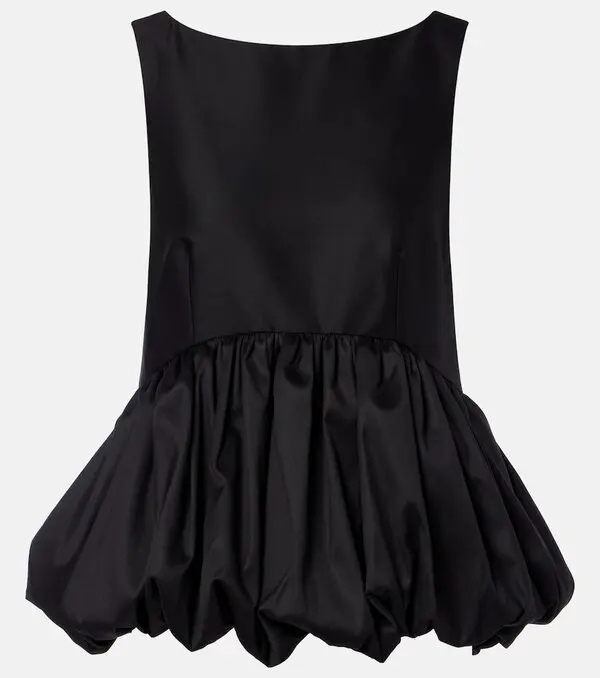 RÓHE Peplum Wool And Silk Top