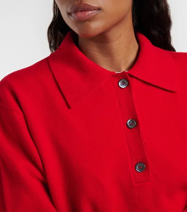 RÓHE Wool And Cashmere Polo Sweater