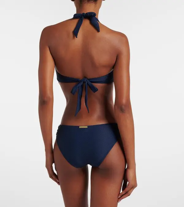 Heidi Klein Embellished Bikini Bottoms - Blue