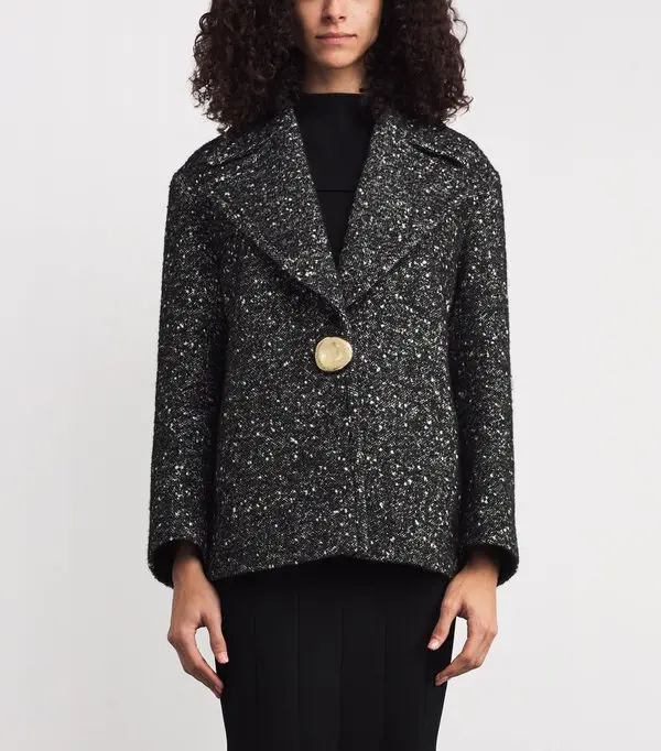JOSEPH Wool Tweed Donegal Agar Coat