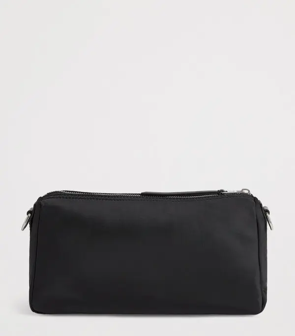 AMI Paris Canvas Marcel Messenger Bag - Black