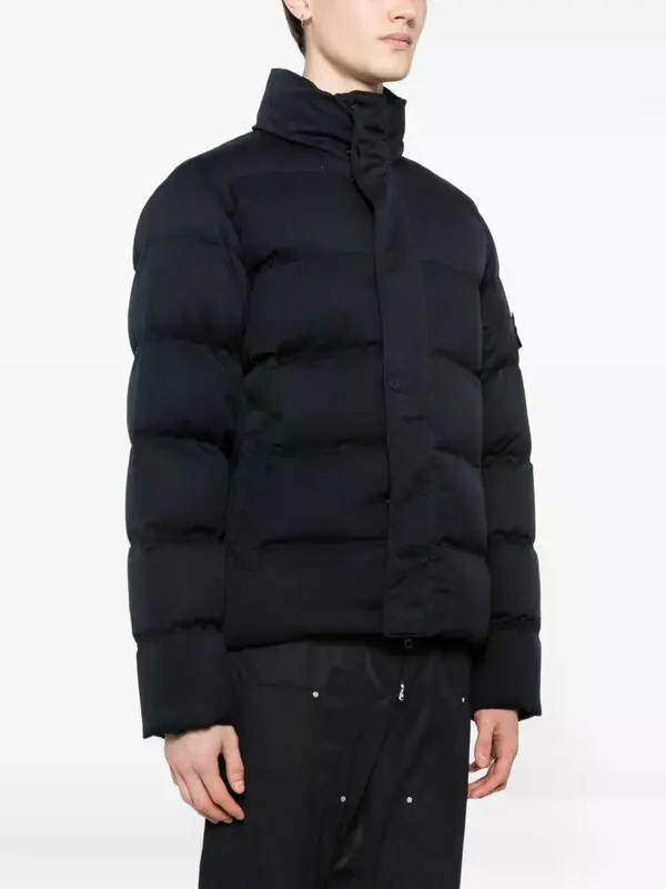 Stone Island 4100100 Twill Wool-tc Ghost Padded Jacket